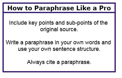 10 Examples of Paraphrasing for a Smarter, Better Essay